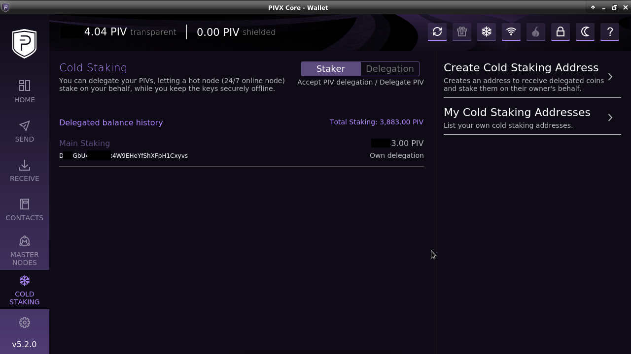 Cold Staking Your PIVX | PIVX Documentation