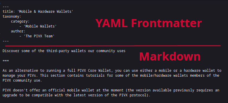 Document Updates | PIVX Documentation